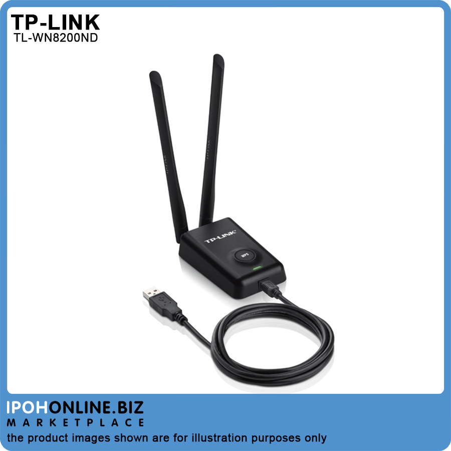 Buy Ipohonline TP-Link TL-WN8200ND 300Mbps High Power Wireless USB ...