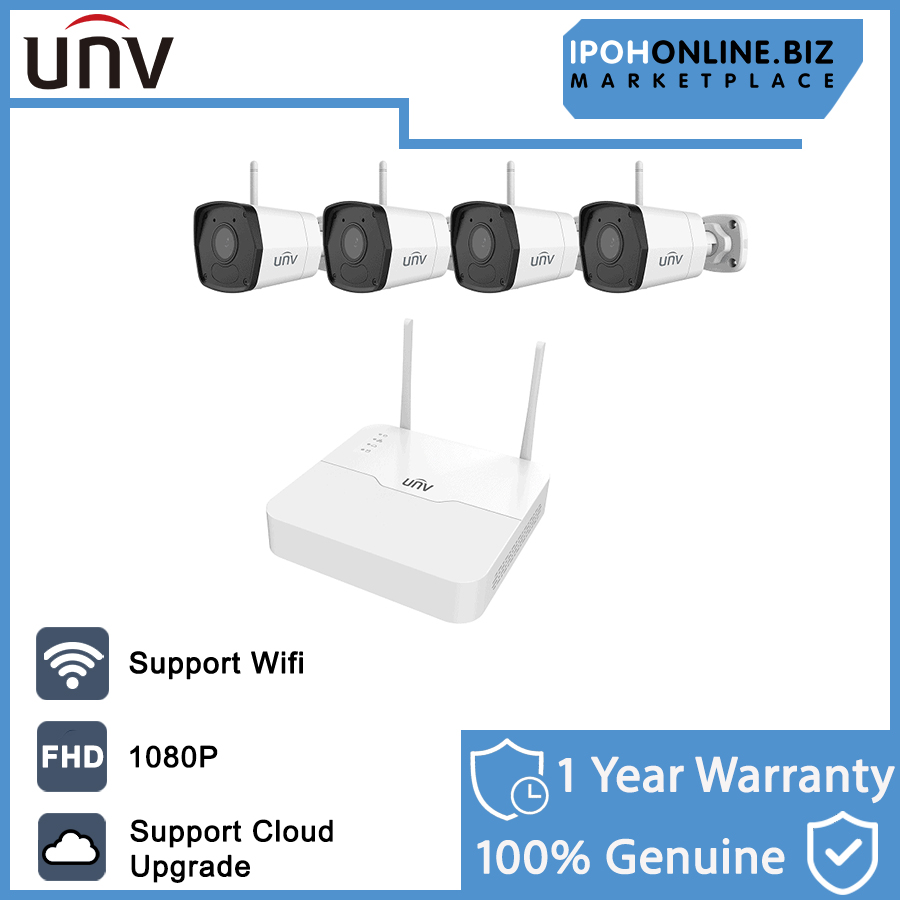 Buy Ipohonline UNV NVR301-04LS3-W & 4*2122LB-ABF28WK-G WIFI KIT online ...