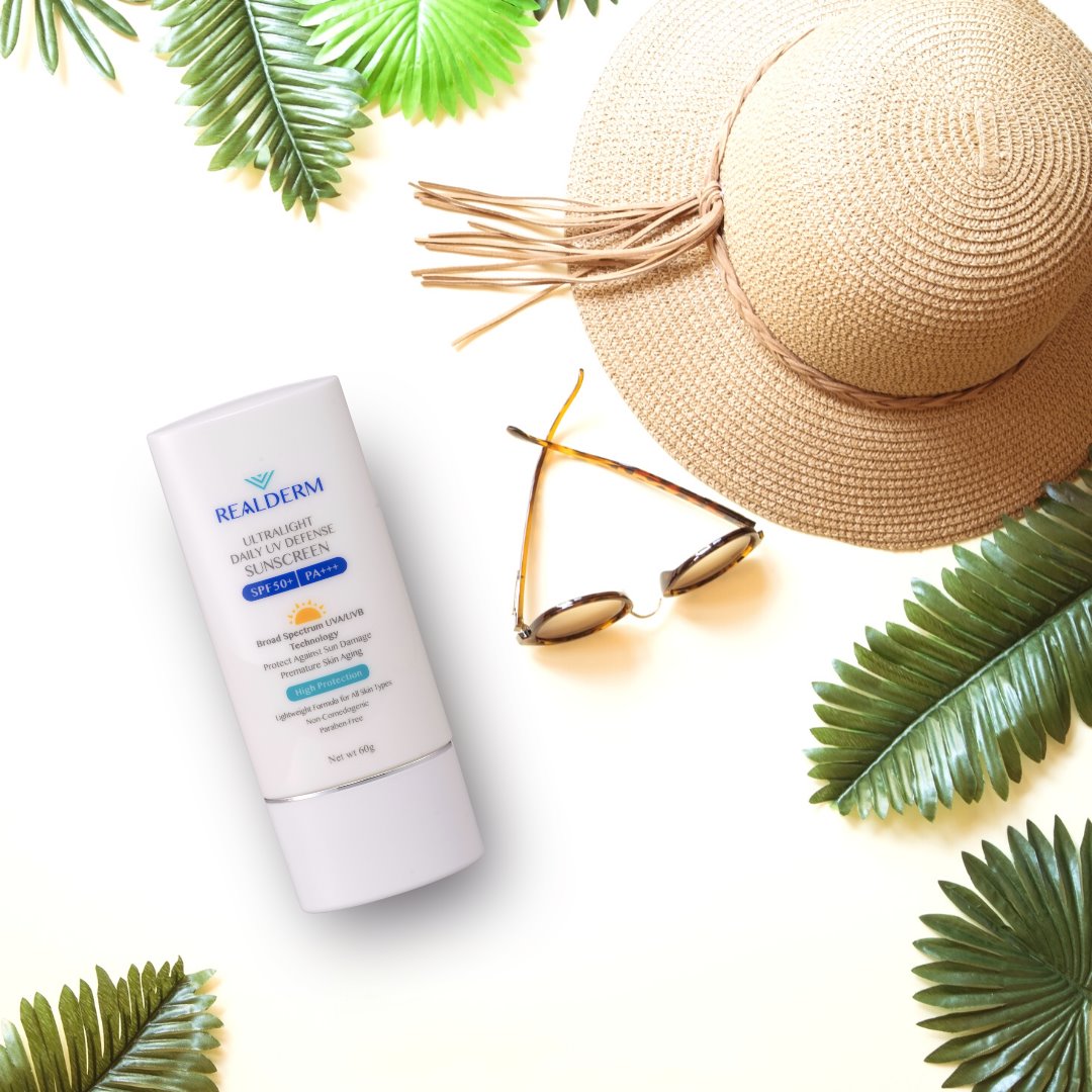 Buy Ultralight Sunscreen RealDerm SPF50+/PA+++ (60G) | eRomman