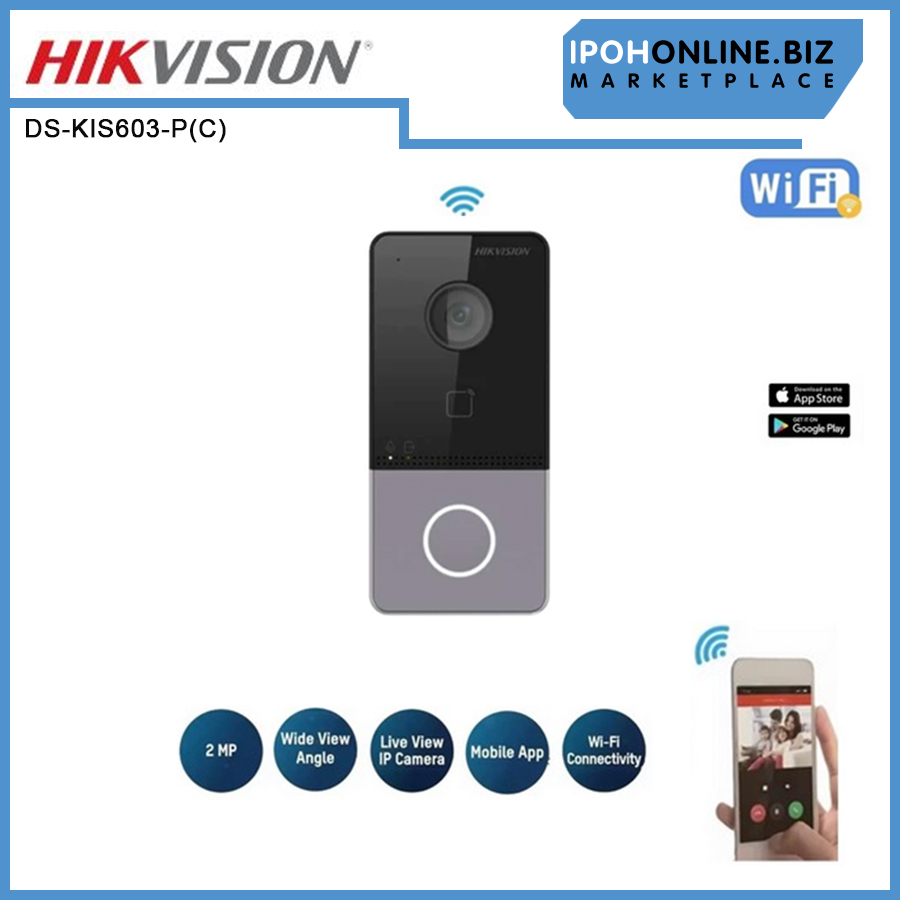 Buy Ipohonline Hikvision DS-KIS603-P(C) Video Intercom Kits IP Kits with 7 inch Touchscreen ...