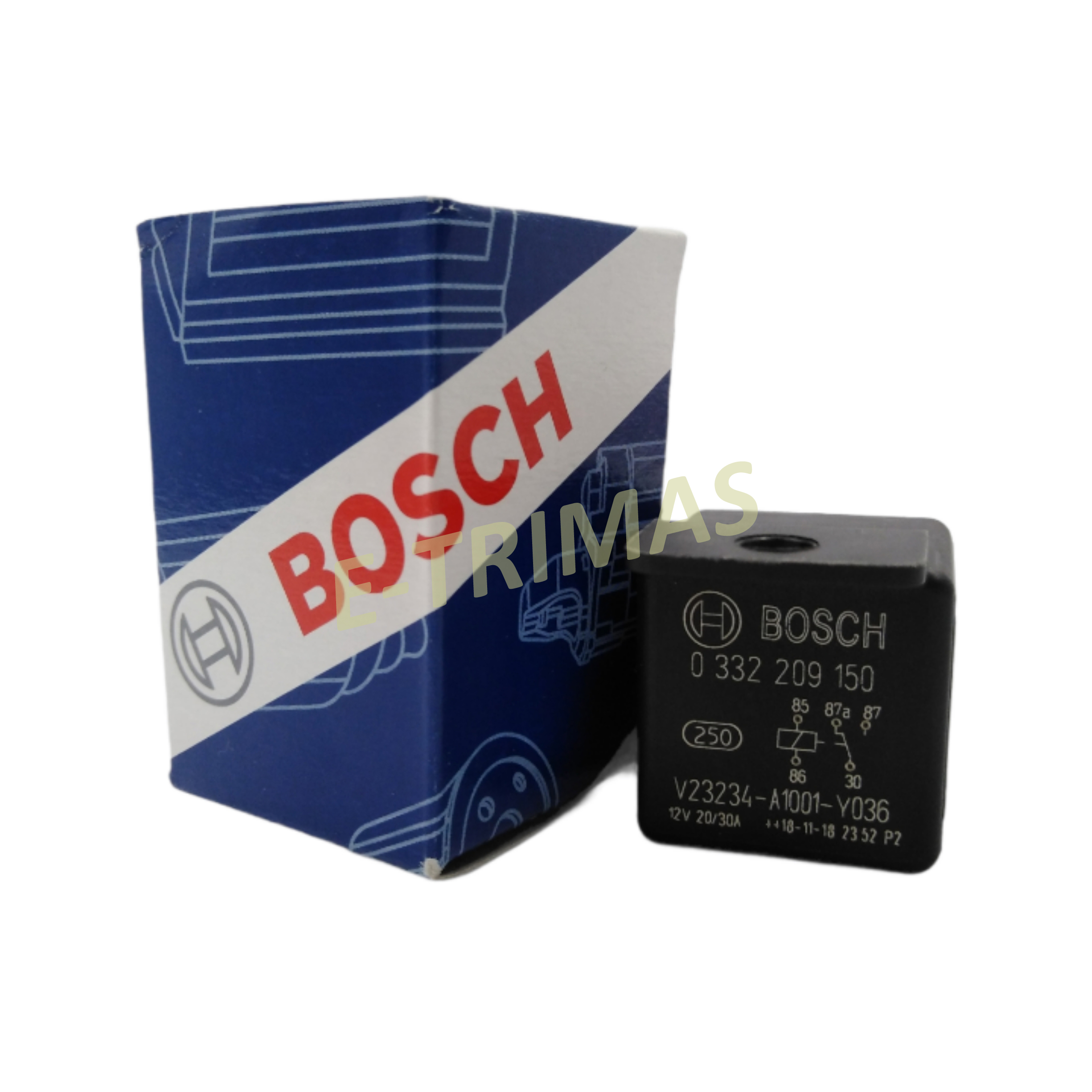 Buy E-trimas TRIMAS Original Robert Bosch Universal 5 Pin Relay 30A ...