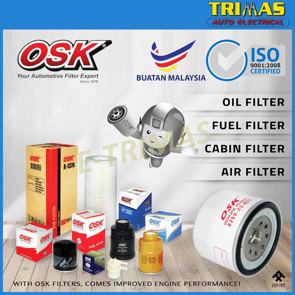 Buy E-trimas OSK Air Filter Nissan UD YU41 Penapis Udara Angin Kereta A ...