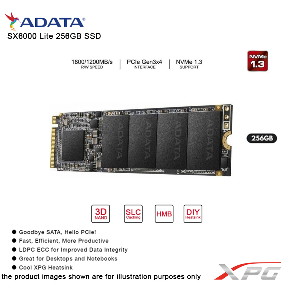 Buy Ipohonline XPG SX6000 Lite PCIe Gen3x4 M.2 2280 Solid State Drive ...
