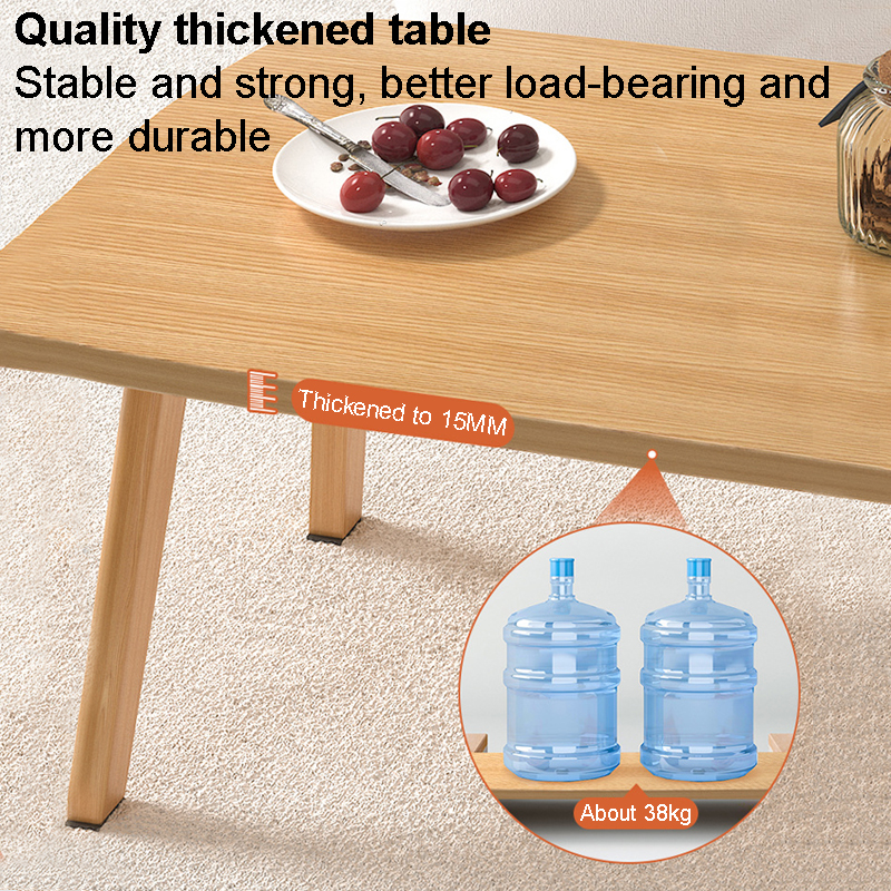 Buy Gdeal GTE 100CM Coffee Table Small Living Room Table Solid Wood ...