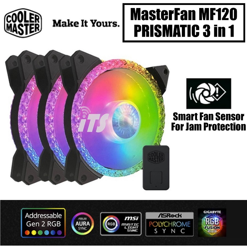 Buy MasterFan MF120 Primastic Cooler Master Fan 3 in 1 | eRomman