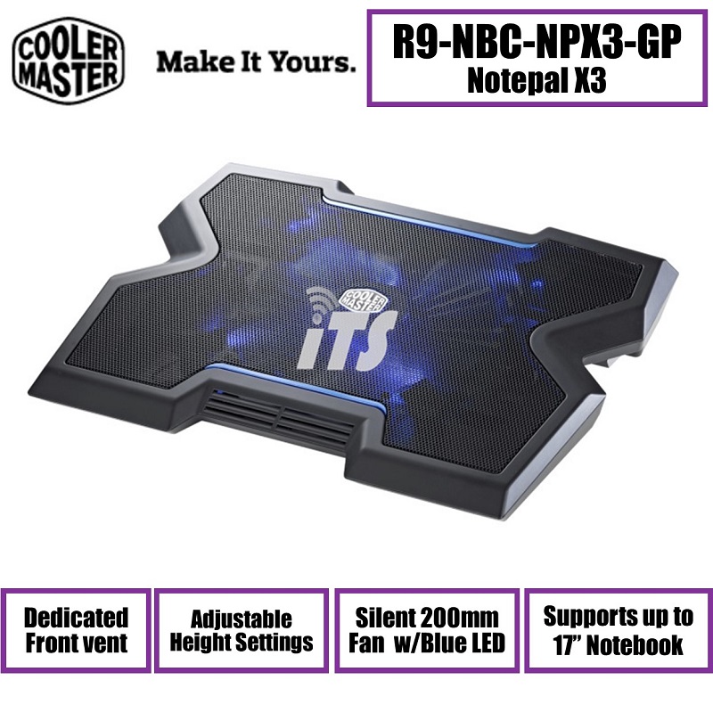 Buy Notepal X3 Laptop Cooling Pad by Cooler Master | eRomman