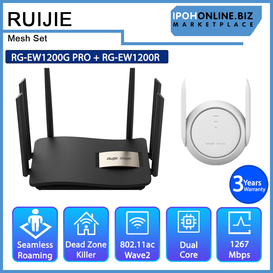 Buy Ipohonline Ruijie Reyee RG-EW1200G PRO 1300M MU-MIMO Dual-band ...