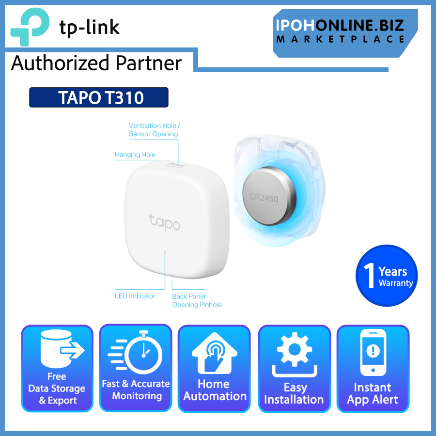 الالكترونيات :: كاميرات :: كاميرات أمنية و سيارات :: Ipohonline TP-LINK TAPO T310 Smart ...