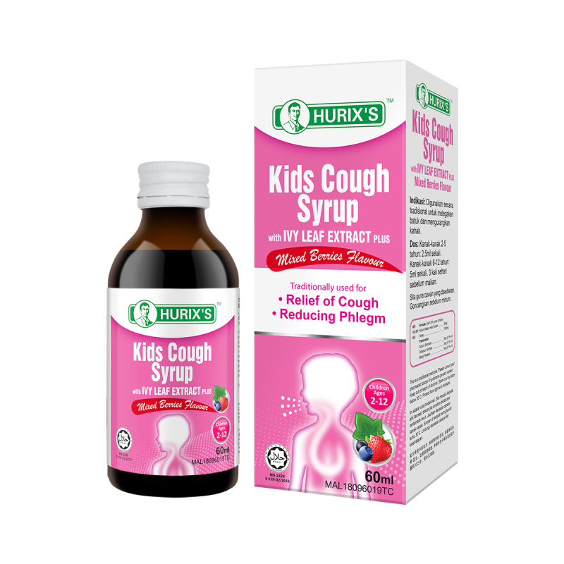 Buy Kids Cough Syrup with Ivy Leaf by Hurix's 60ml | eRomman
