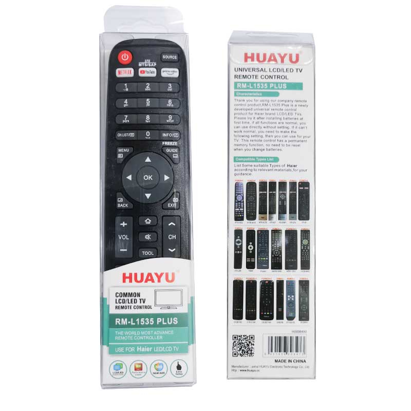 Buy Hometech2u Haier TV Remote Control Replacement Compatible for HAIER ...