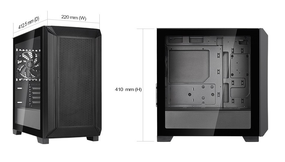 Buy FARA 312 High Airflow Micro ATX Gaming Chassis | eRomman