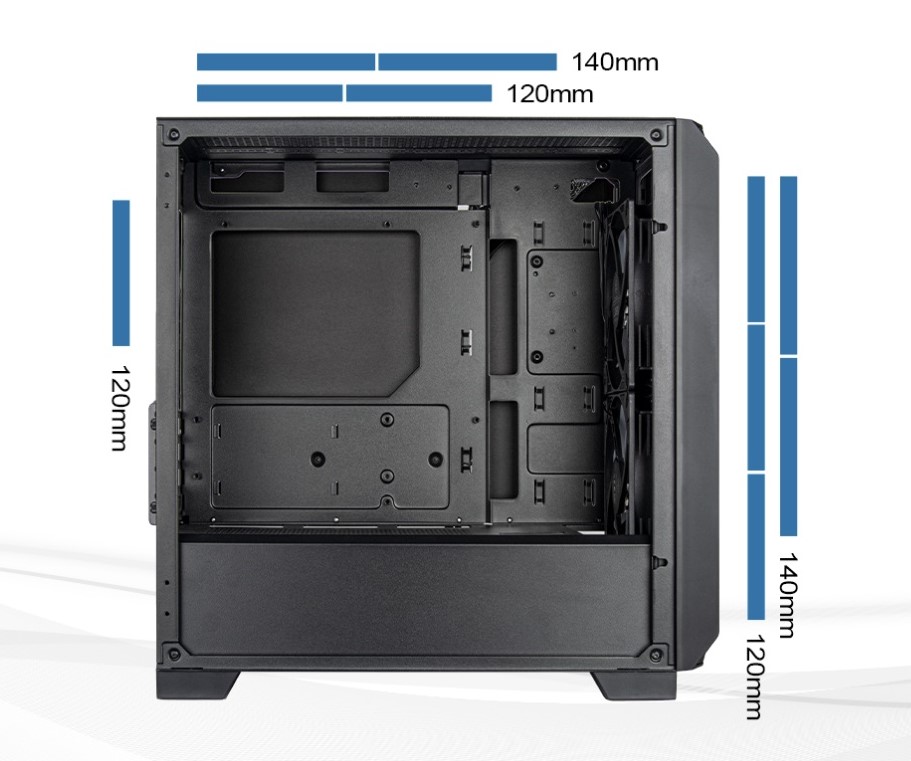 Buy FARA 312Z High Airflow Micro ATX ARGB Gaming Chassis | eRomman