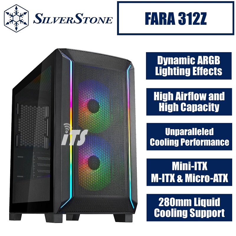Buy FARA 312Z High Airflow Micro ATX ARGB Gaming Chassis | eRomman