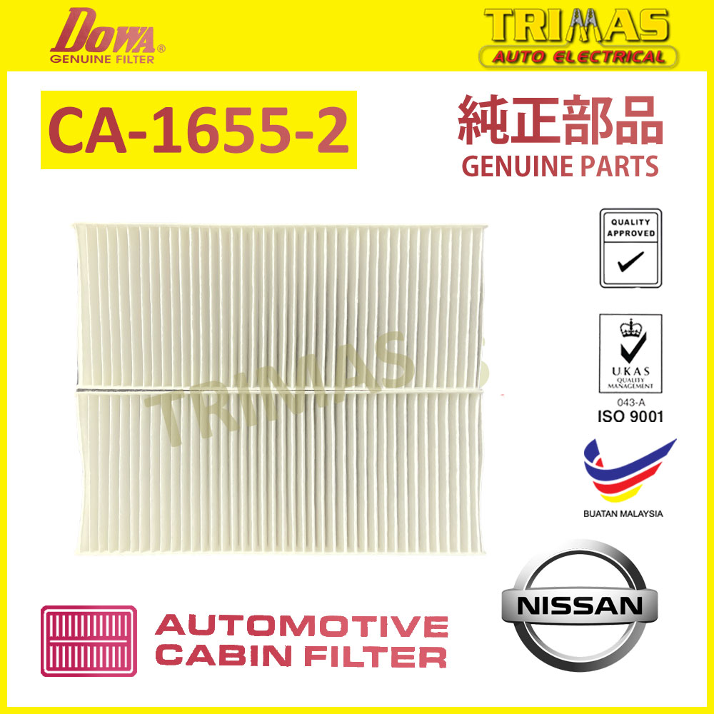Buy E-trimas DOWA Cabin Filter Nissan Navara D40 4X4 R34 Skyline GTR ...
