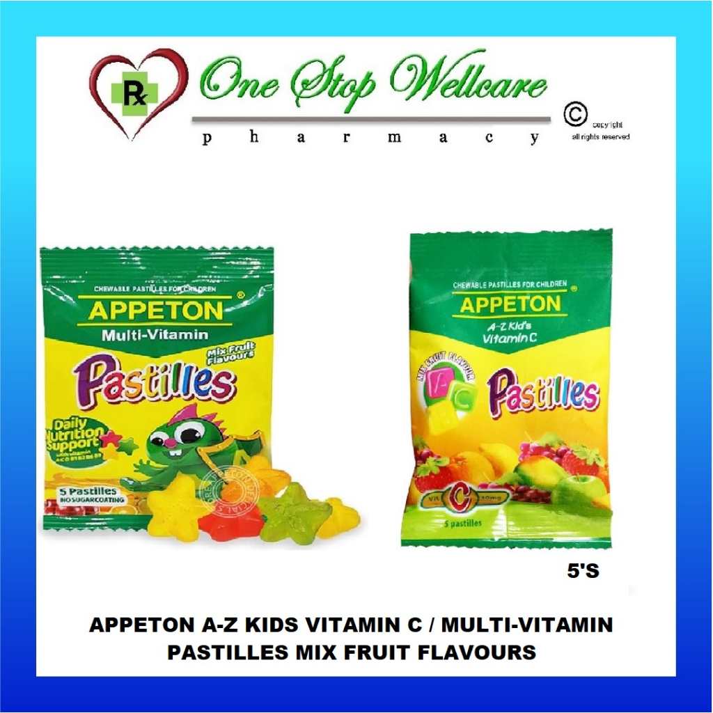 Buy A-Z Kids Vitamin C/Multi-Vitamin Pastilles Flavours | eRomman