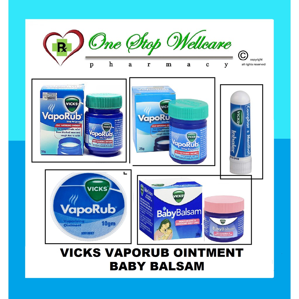 Buy Vaporub Cold Vaporising Ointment / Baby Balsam | eRomman