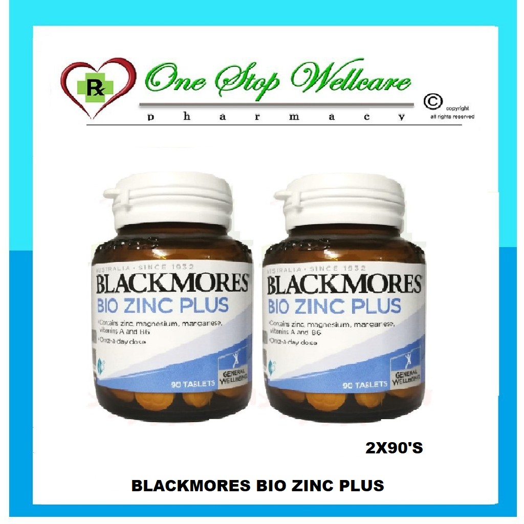 Buy Bio Zinc Plus by Blackmores 90'S/ 2X90'S | eRomman