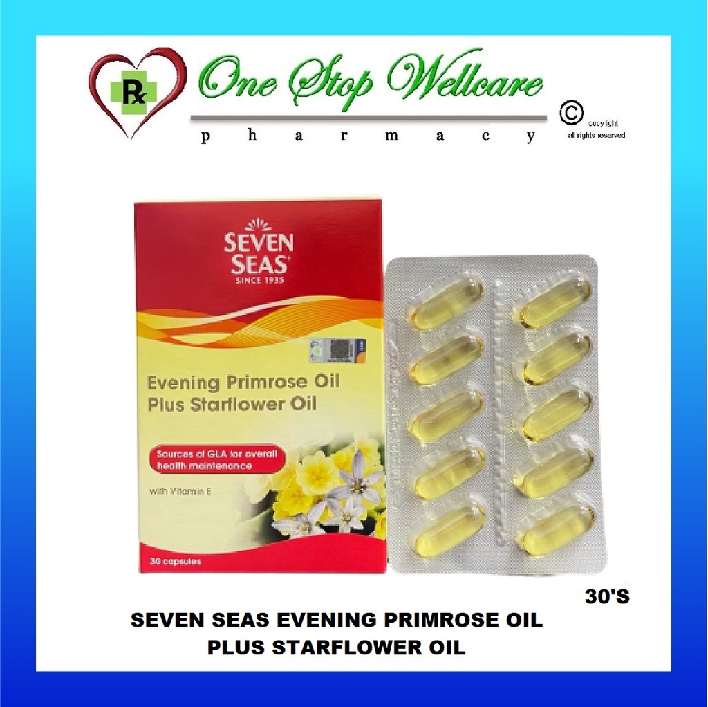 Buy Evening Primrose Oil Plus Starflower Oil 30'S | eRomman