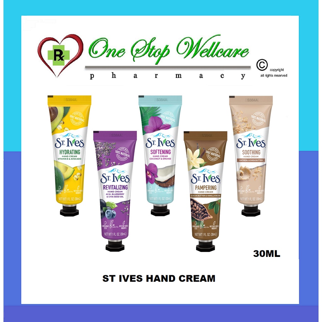 Buy Hand Cream by ST IVES 30ml (Revitalizing/Soothing) | eRomman