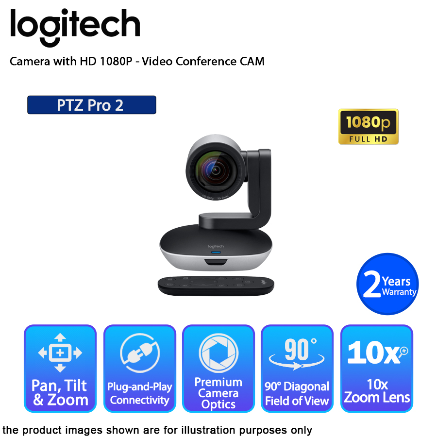 Buy Ipohonline Logitech PTZ Pro 2 HD 1080p Video Conference Camera with ...