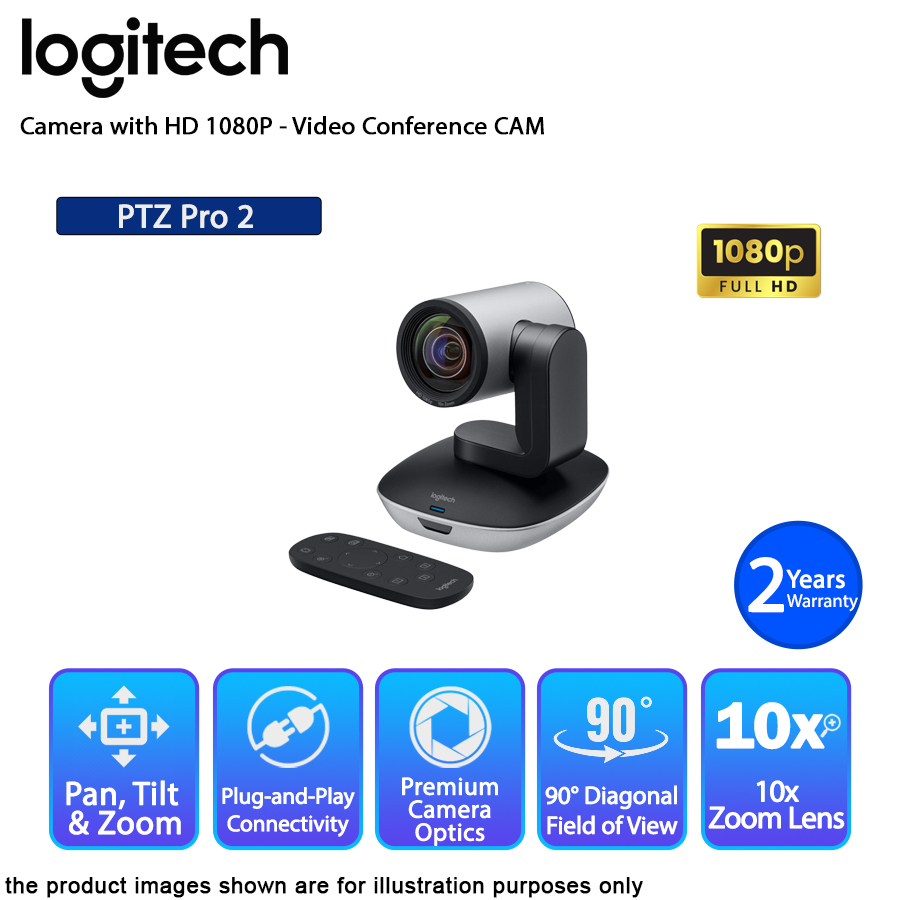 Buy Ipohonline Logitech PTZ Pro 2 HD 1080p Video Conference Camera with ...