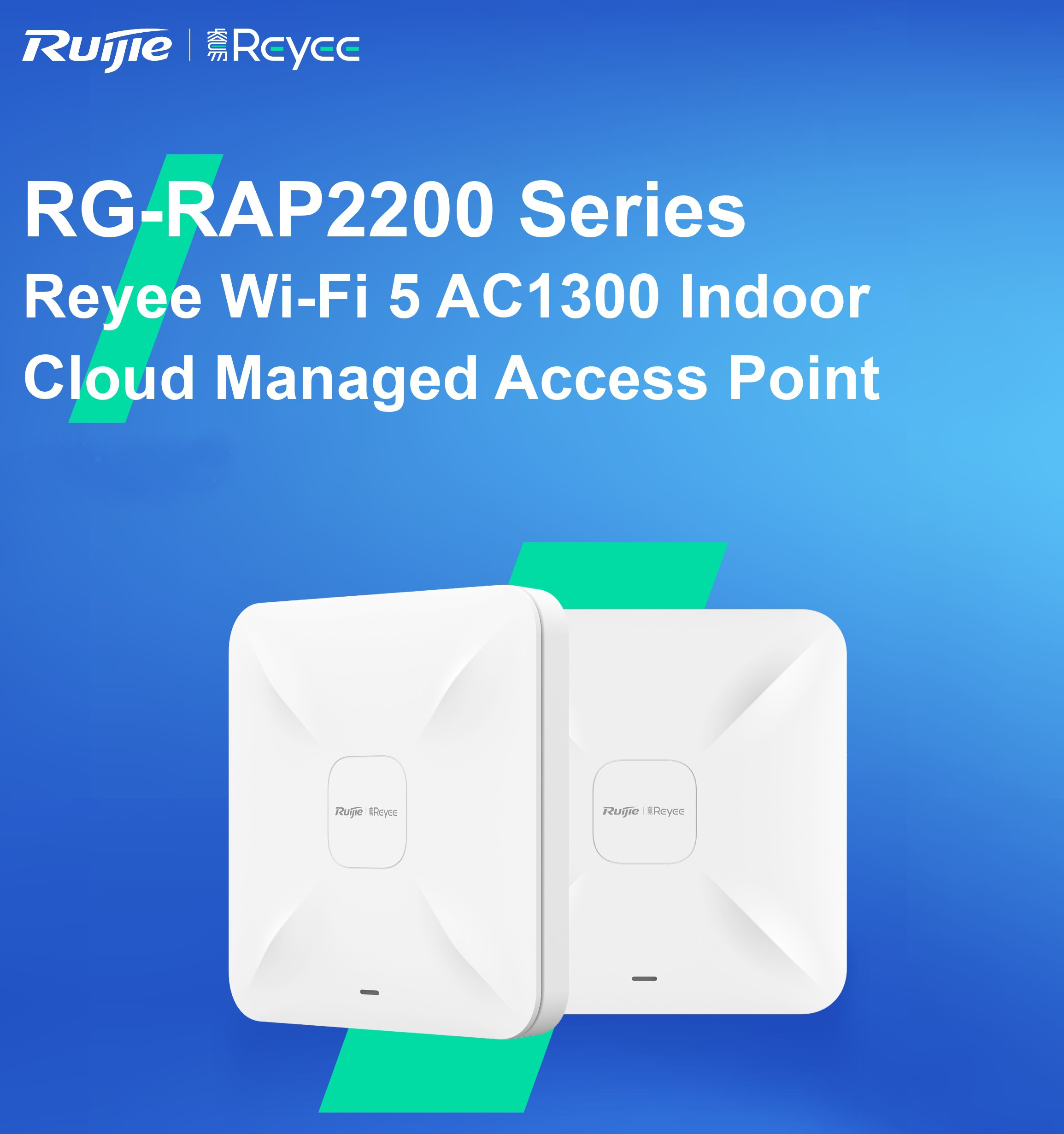 Buy Ipohonline Ruijie Reyee RG-RAP2200(E) Wi-Fi 5 AC1300 Dual Band Gigabit Ceiling Access Point ...