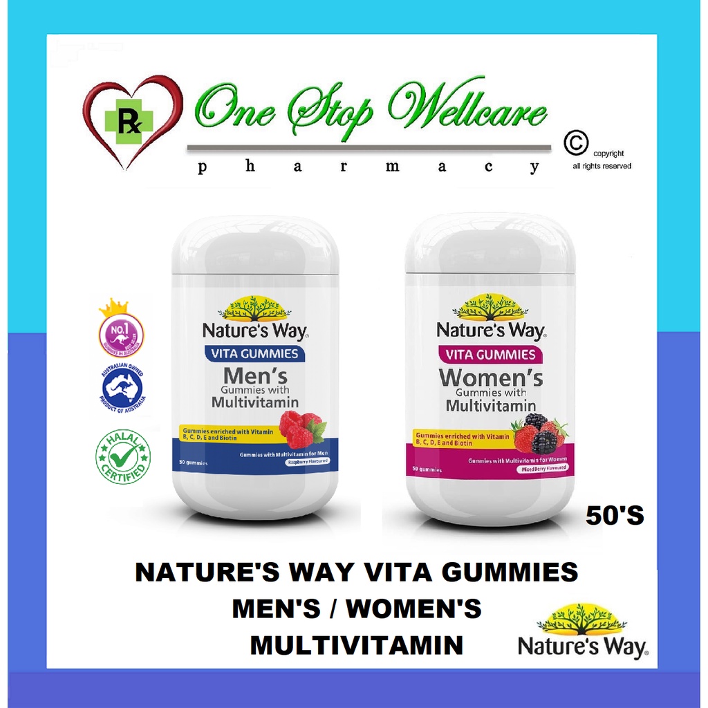 Buy Vita Gummies Men's / Women Multivitamin 50's | eRomman