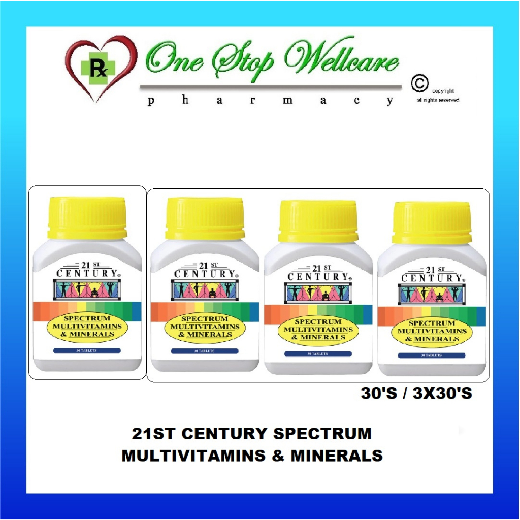 Buy Spectrum Multivitamins & Minerals 30's/3x30's | eRomman