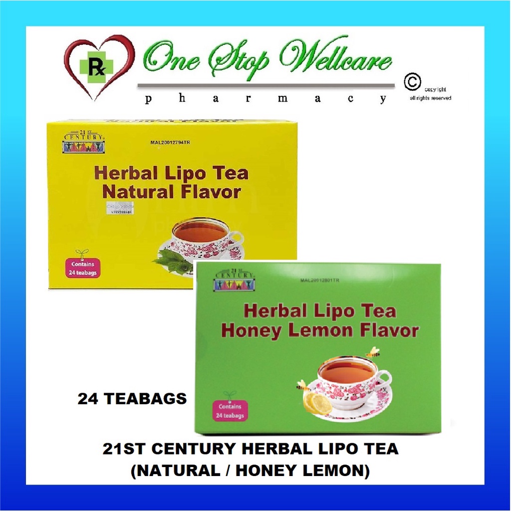 Buy Herbal Lipo Tea (Natural / Honey Lemon) 24 Teabags | eRomman
