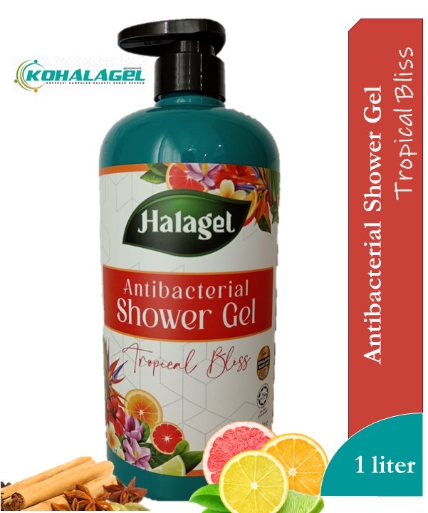 Buy Antibacterial Shower Gel by Halagel (Tropial Bliss) | eRomman