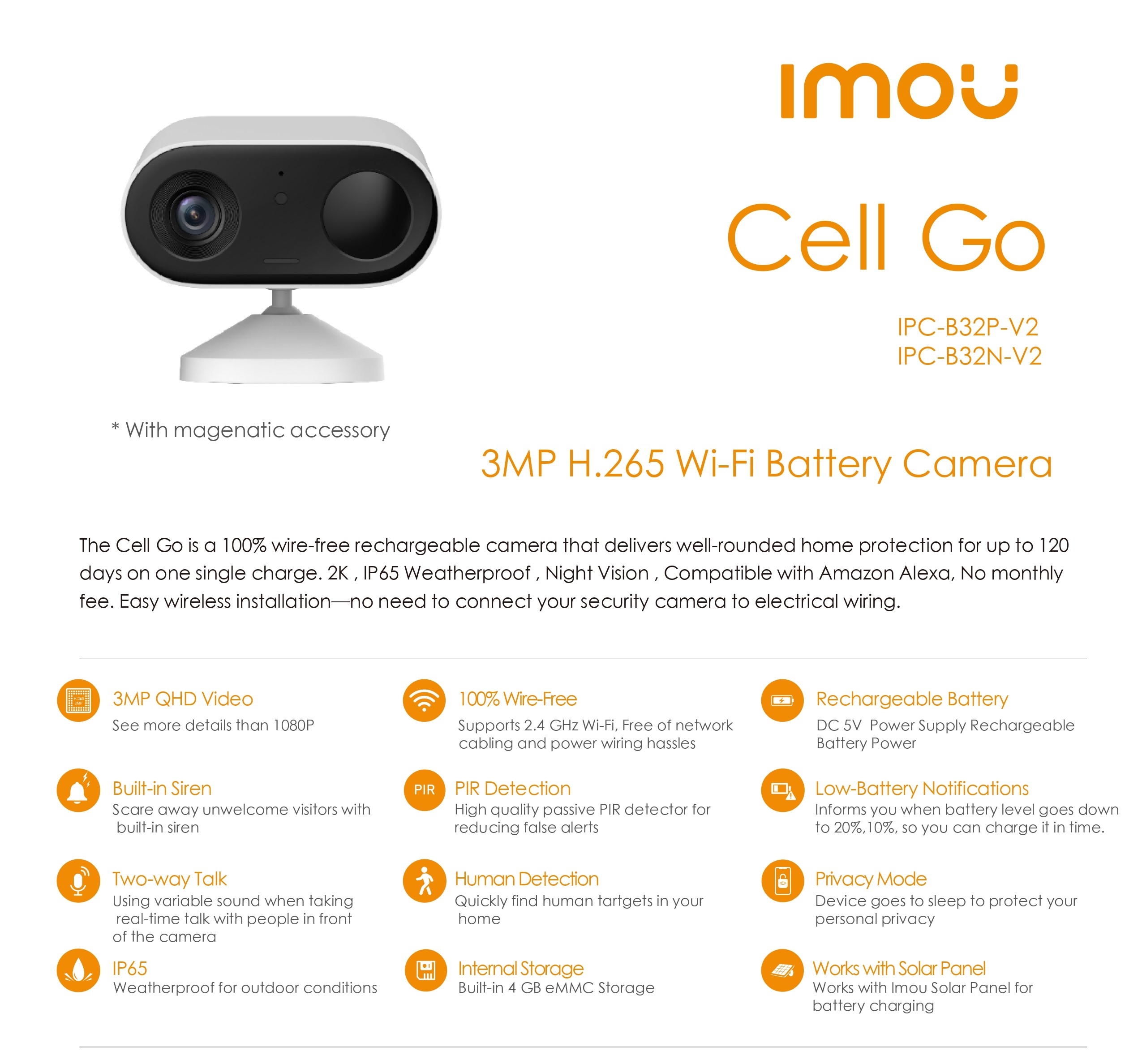 Electronics :: Cameras :: Security & Car Camera :: IMOU Cell Go IPC ...