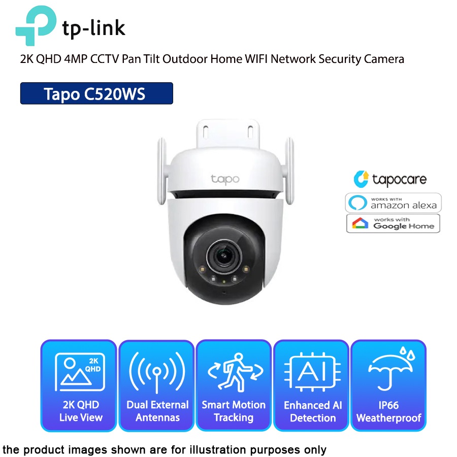 Electronics :: Cameras :: Security & Car Camera :: Tp-Link TAPO C520WS ...