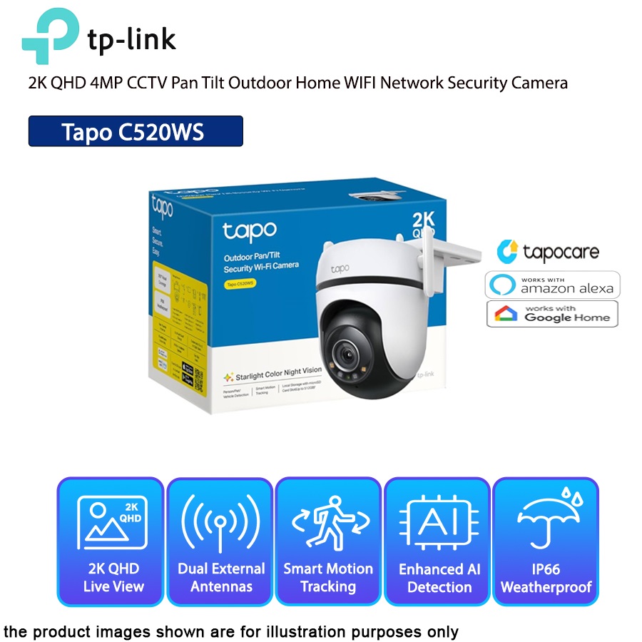 Electronics :: Cameras :: Security & Car Camera :: Tp-Link TAPO C520WS ...