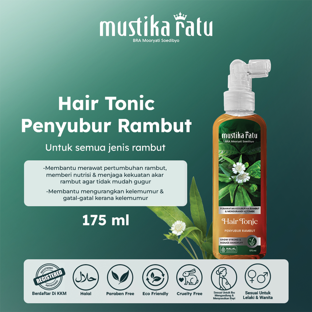 Buy Hair Tonic for Hair Growth Mustika Ratu (175ml x 2) | eRomman