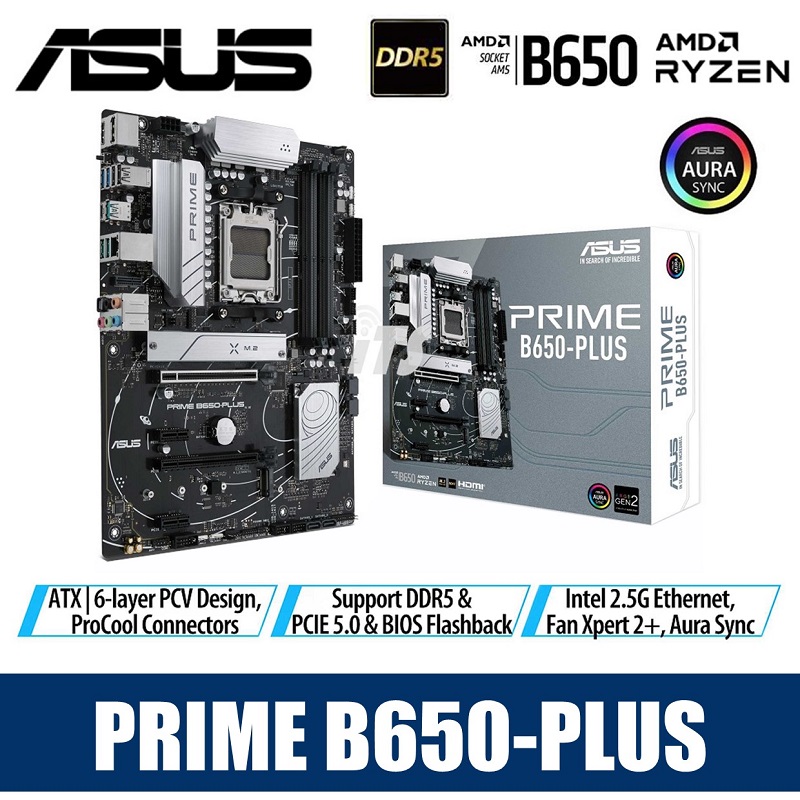 Buy PRIME B650-PLUS AM5 Mainboard - Ryzen 7000 Series | eRomman