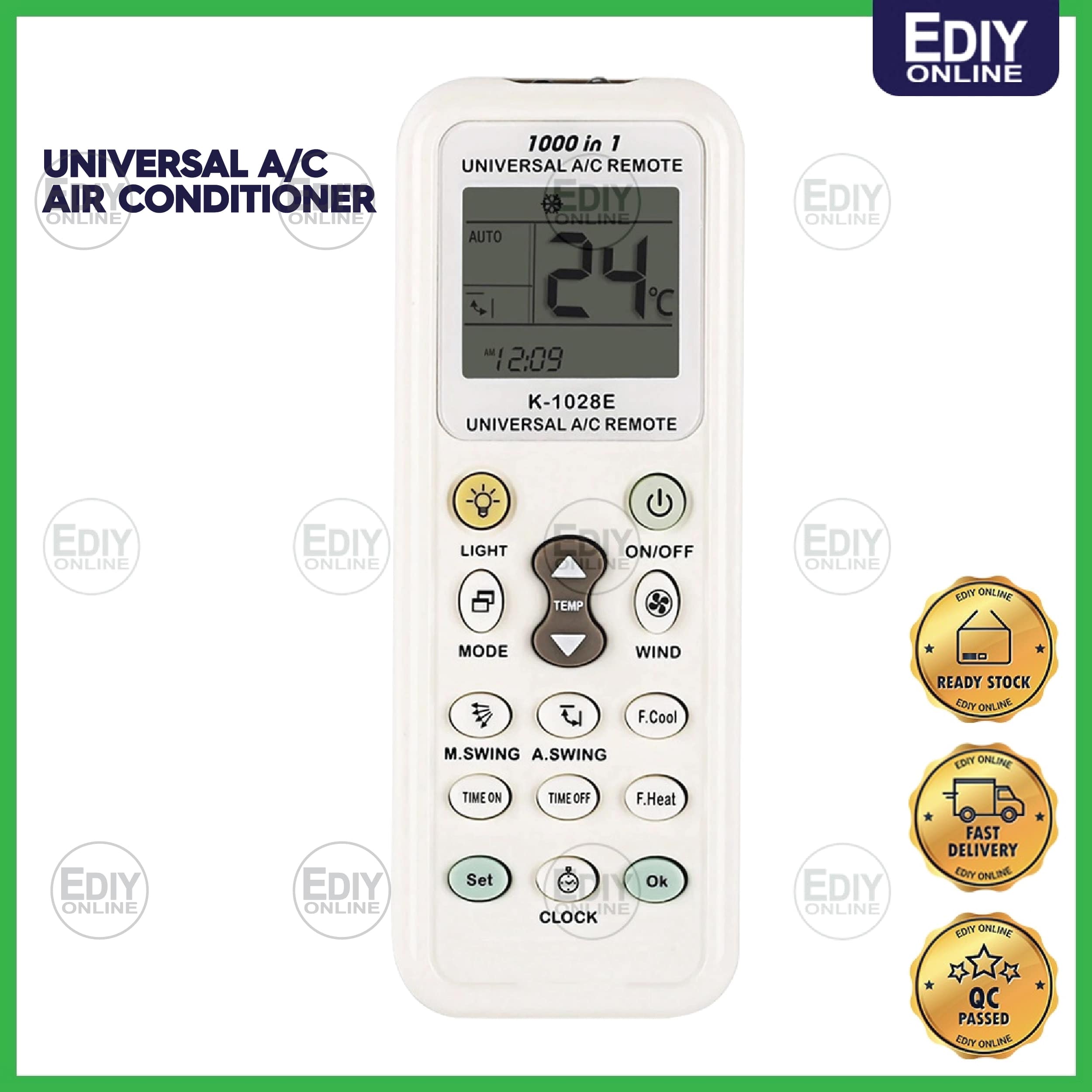 Buy Universal Multi Air Conditioner Replacement Remote | eRomman