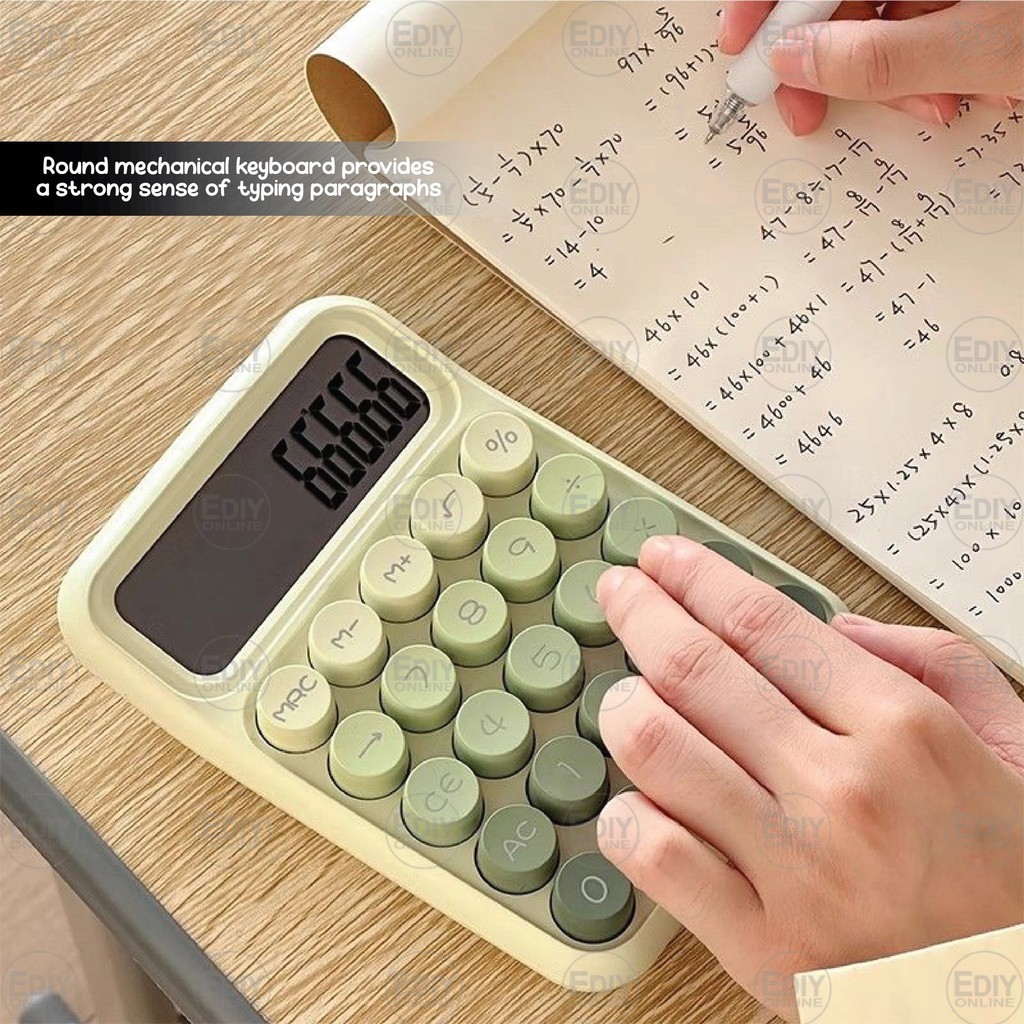 Buy 12 Digits Portable Electronic Calculator Display | eRomman