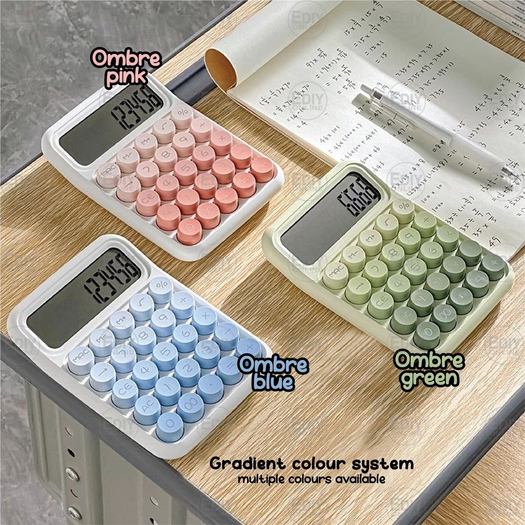 Buy 12 Digits Portable Electronic Calculator Display | eRomman