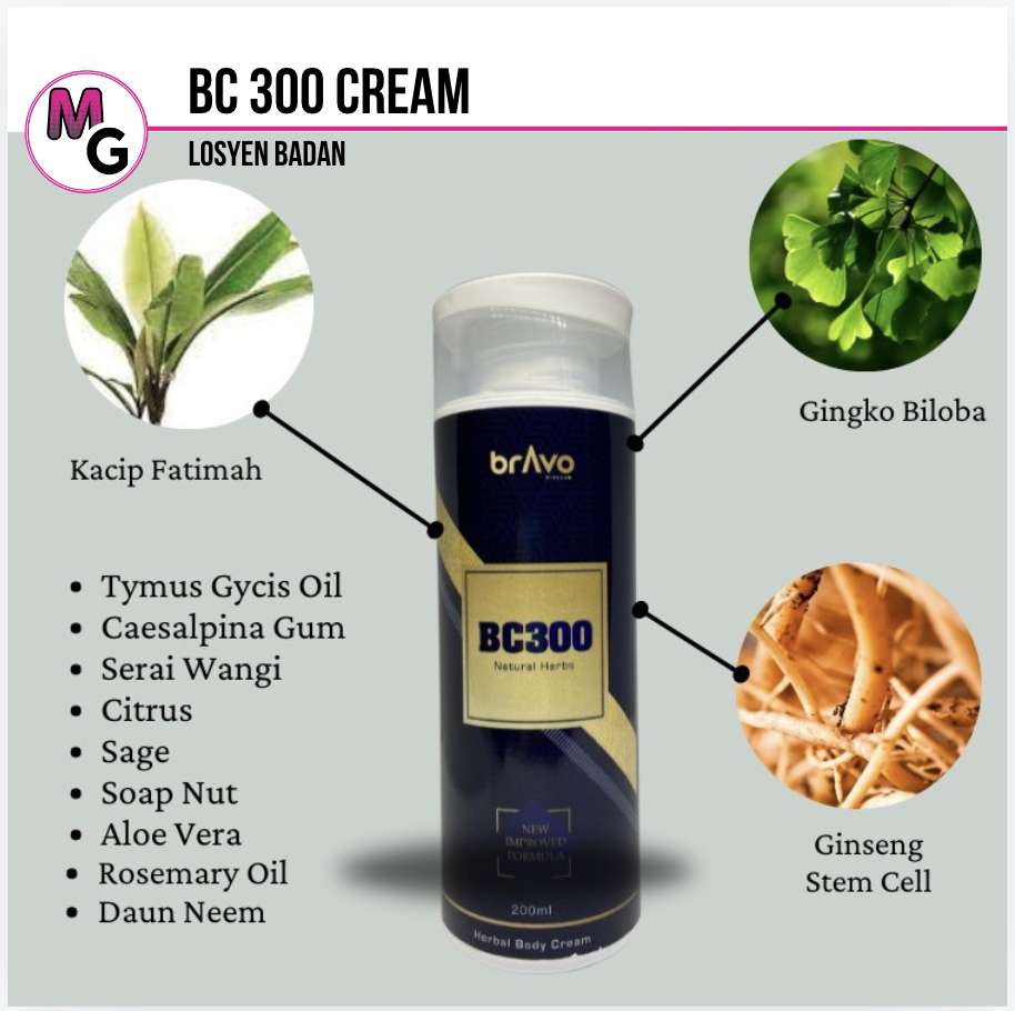 Buy BC300 Blood Circulation Body Cream by Bravo- 200ml | eRomman