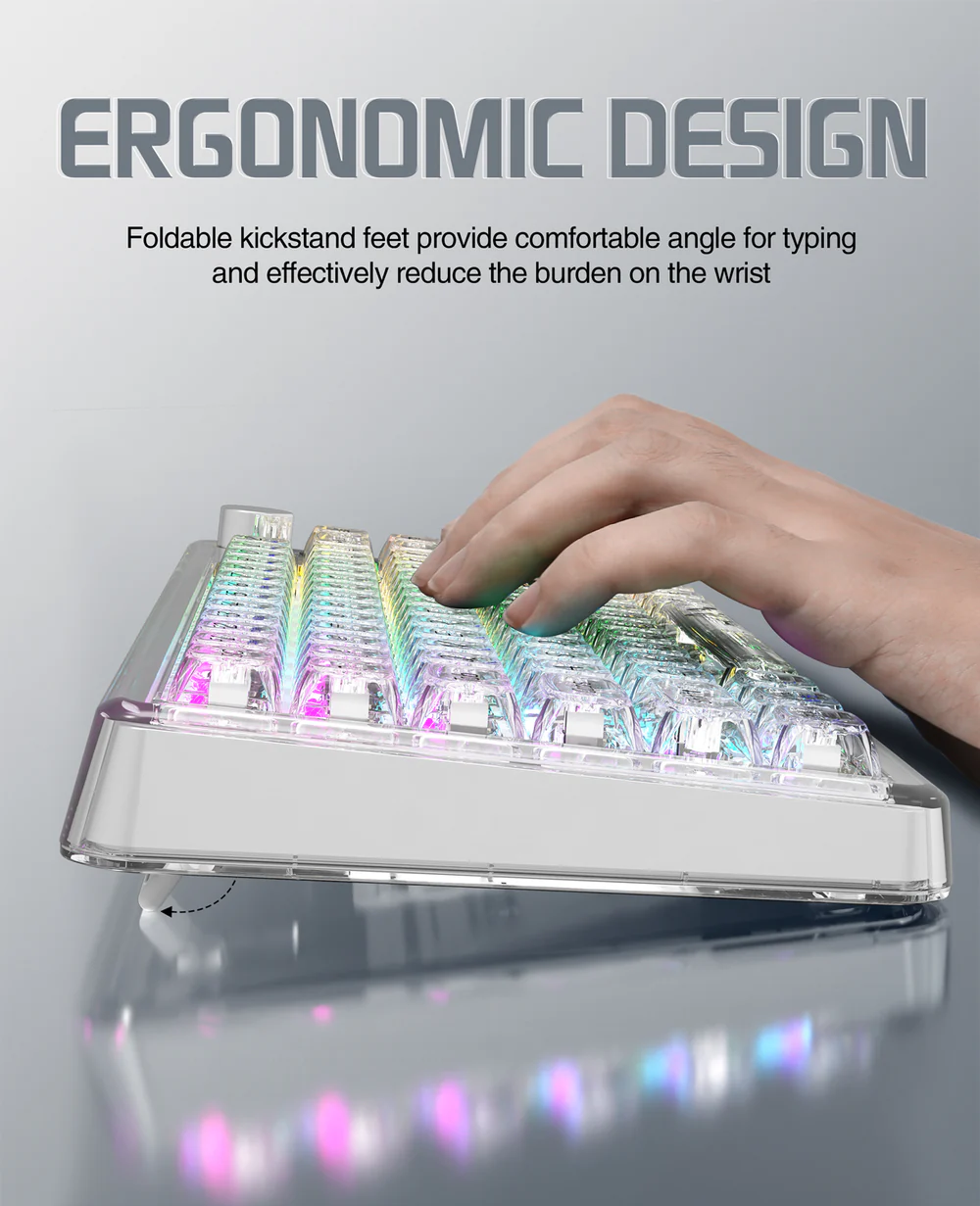 Buy Mechanical Wireless Gaming Keyboard Attack Shark | eRomman