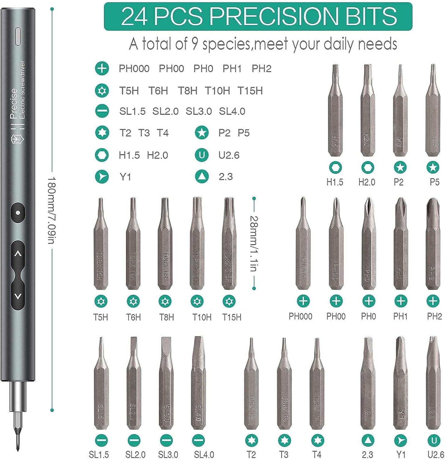 Home & Living :: DIY :: Hand Tools :: ORIA Electric Screwdriver, 28 in ...