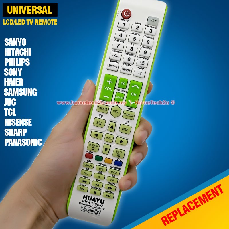 Buy Huayu Universal LCD/LED TV Remote Control | eRomman