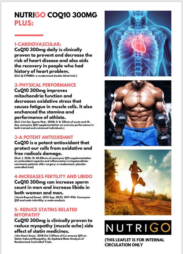 تسوق NUTRIGO - Q10 فيتامينات لجسم قوي و حيوي | سوق رمان