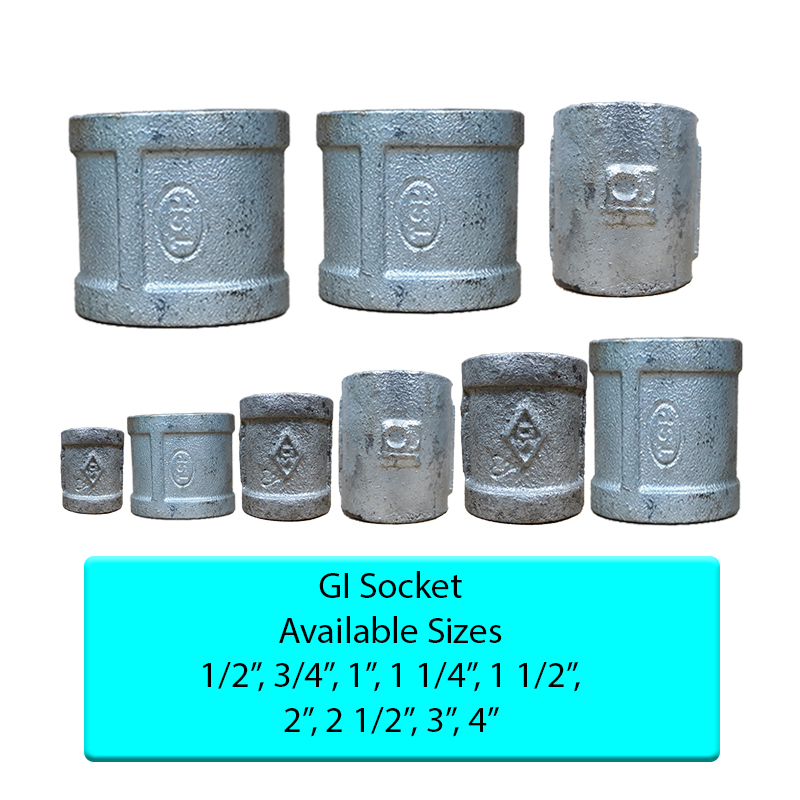 Buy Littlethingy LittleThingy 1-1/4 Inches / 32mm GI Socket Galvanized ...