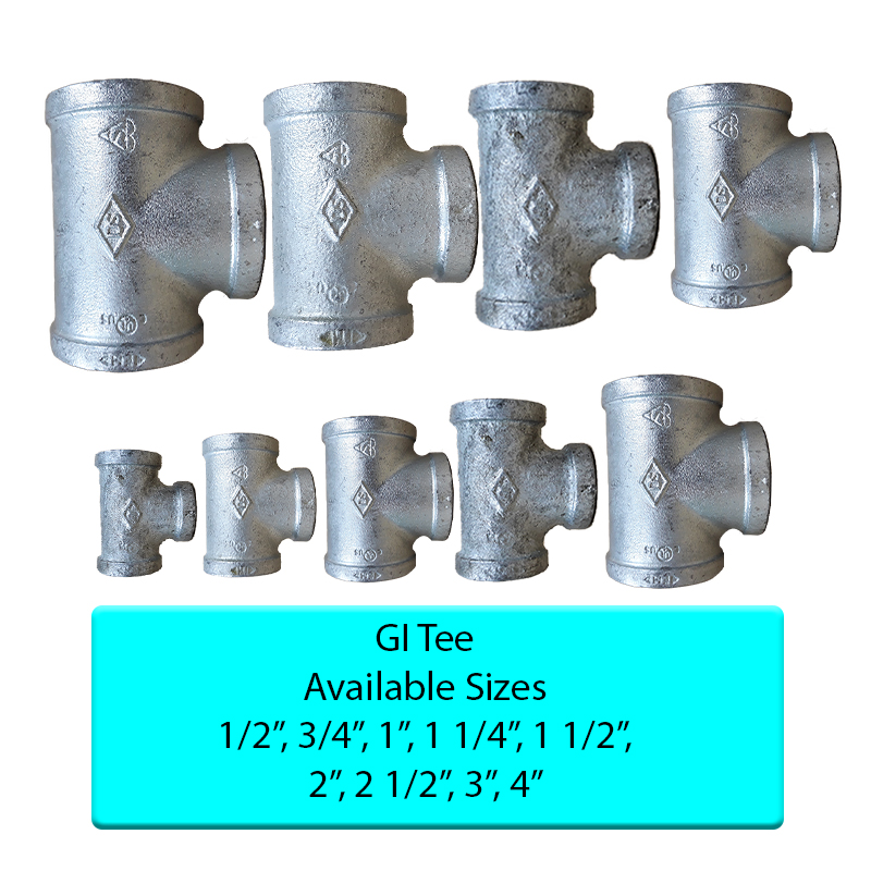 Buy Littlethingy LittleThingy 1 Inch / 25mm GI Tee Galvanized Iron ...