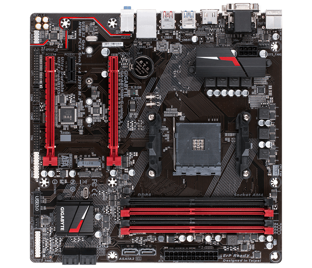 Buy GA-AB350M-Gaming SATA HDMI Micro ATX Motherboard | eRomman