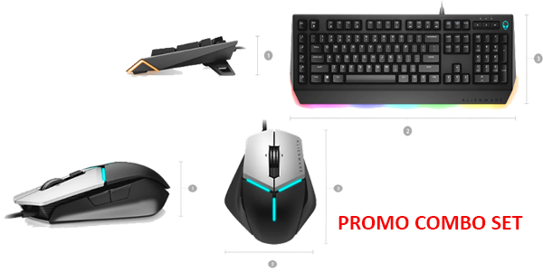 Buy Gaming Keyboard Alienware + 12000 DPI Gaming Mouse | eRomman