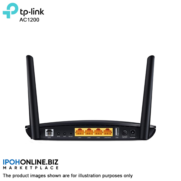 Buy TP-LINK AC1200 Dual Band + Modem Router Archer | eRomman