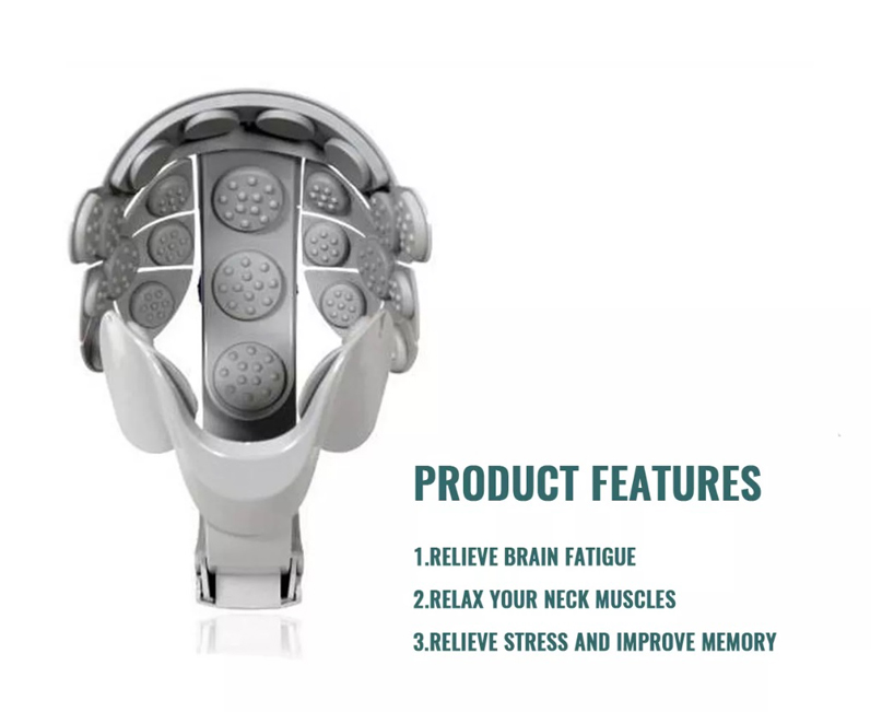Buy Scalp Head Massage Helmet Machine Brain Relaxation | eRomman