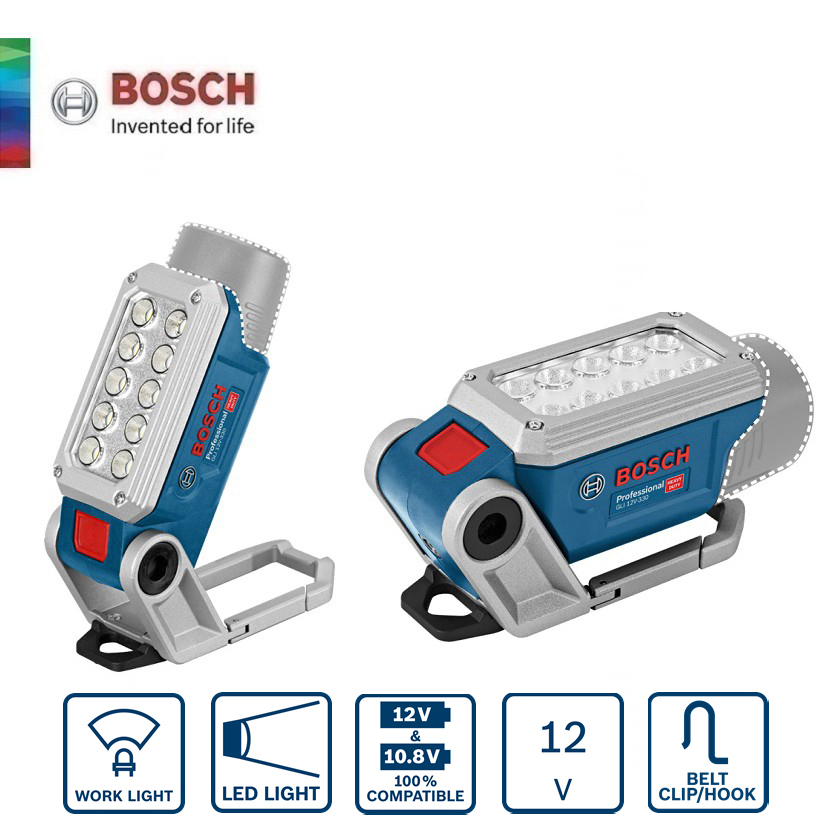 Buy Bosch GLI 12V-330 Solo Cordless Touch LED Work Light with Two ...